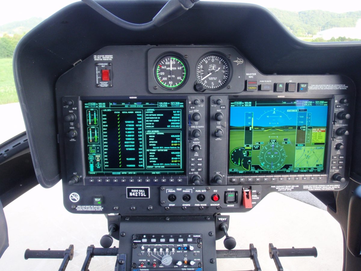 Illuminated Panels for Bell Helicopter 407